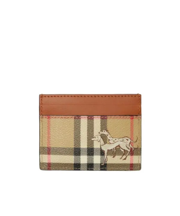 Burberry Check Mates Card Case