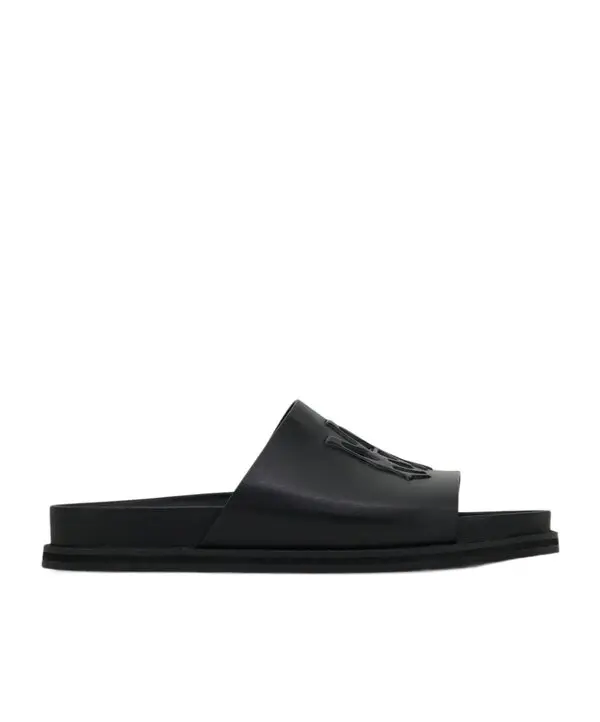Amiri Ma Leather Sandals - Black
