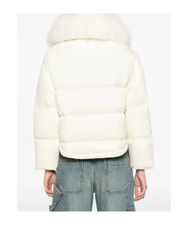 YVES SALOMON Fur-trim Puffer Jacket