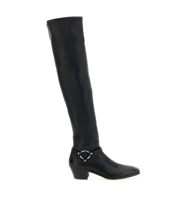 TOM FORD Almond-toe Tall Boots - Black