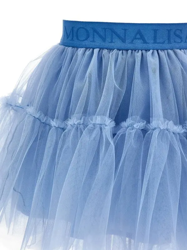 Monnalisa Ruffled Tulle Skirt