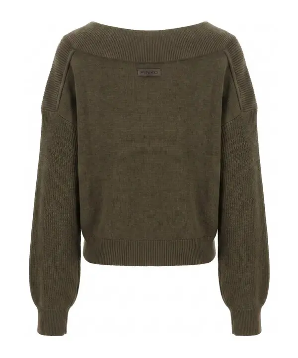Pinko Long Sleeve V-neck Jumper