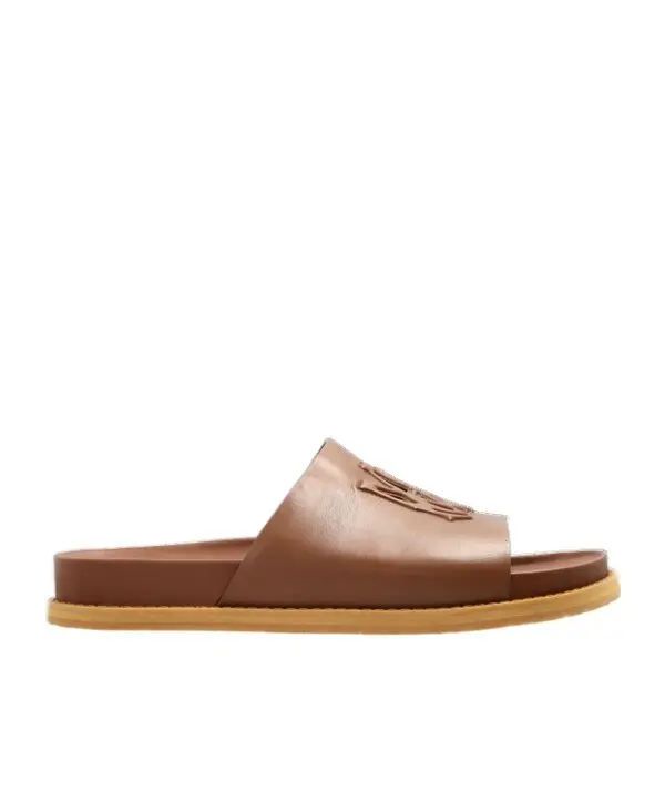 Amiri Ma Leather Sandals - Brown