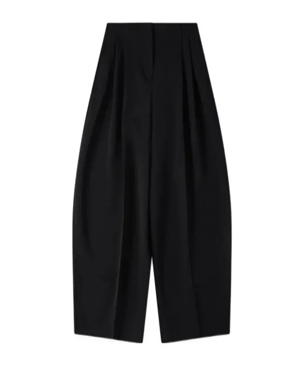 MUGLER Wide-leg Pleated Pants