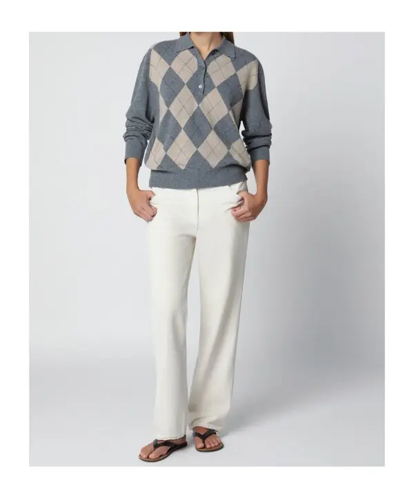 RÓHE Long-sleeved Polo Shirt
