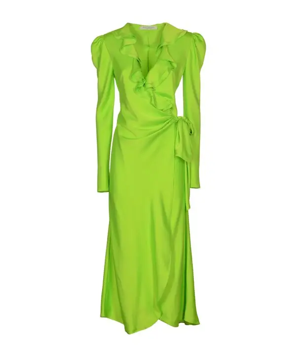 Philosophy Di Lorenzo Serafini Ruffled Long Sleeve Maxi Dress - No