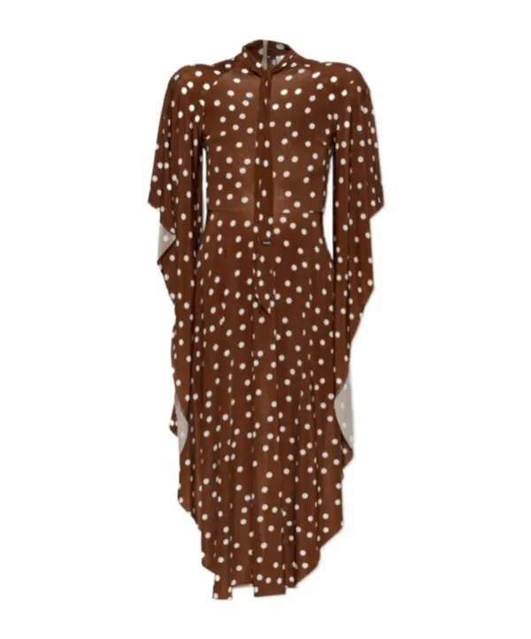 Vetements Asymmetrical Polka Dot Dress
