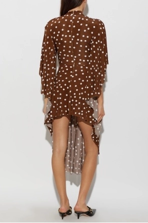 Vetements Asymmetrical Polka Dot Dress