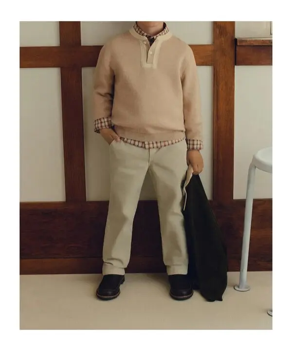 Bonpoint Miro Henley Knitted Sweater