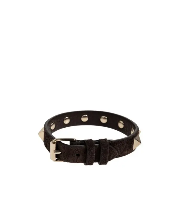 Valentino Garavani Rivet Bracelet - Black