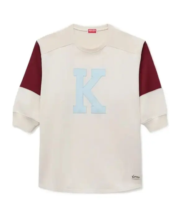 Kenzo Varsity' Top - Off White