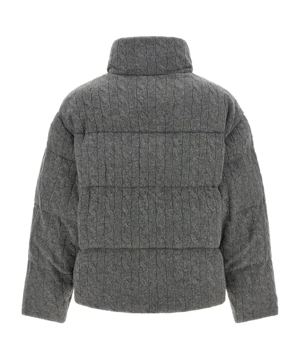 Polo Ralph Lauren Cable-knit Puffer Down Jacket
