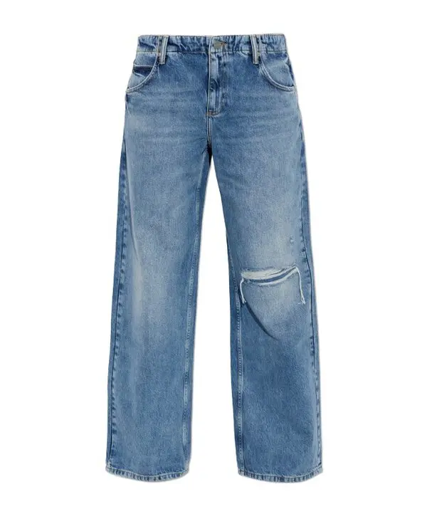 ALLSAINTS Belt-loop Jeans With Button Fly - Blue