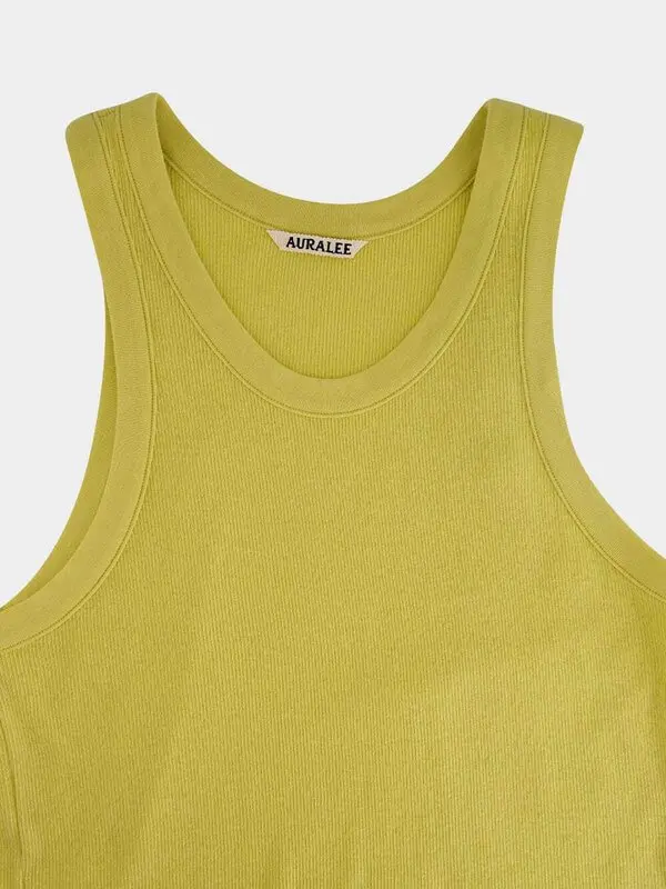 Auralee Ribbed Knit Tank Top
