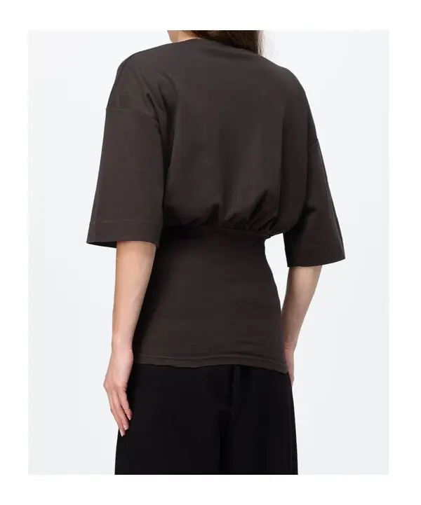 DARKPARK Pleated Waist T-shirt