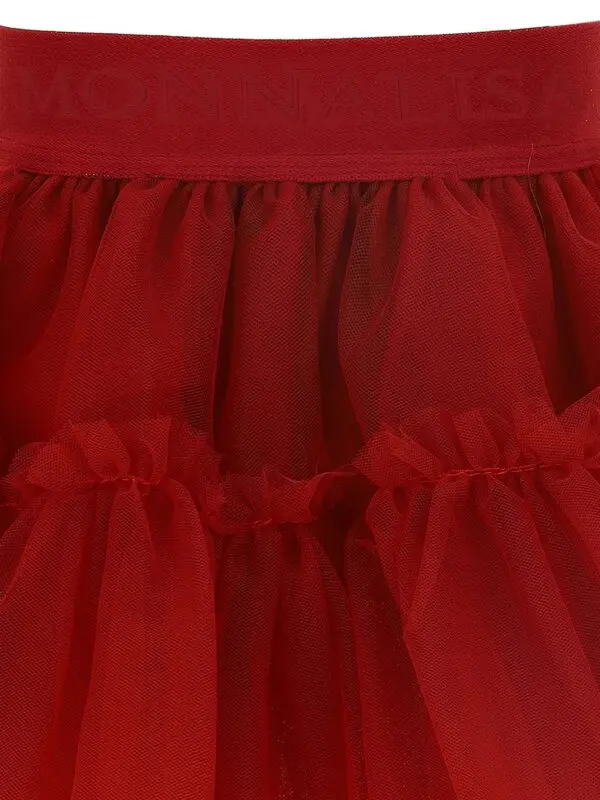 Monnalisa Ruffled Tulle Skirt