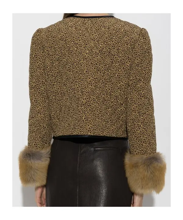 Valentino Garavani Crew Neck Long-sleeved Casual Jacket