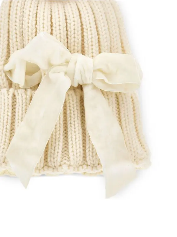 Monnalisa Fur Bow Hat