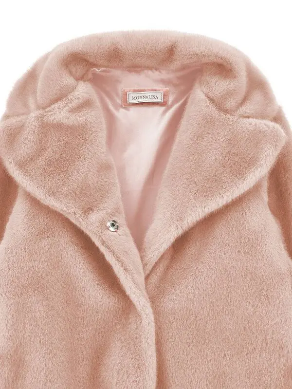 Monnalisa Faux-fur Coat