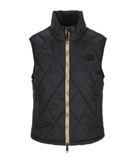 Burberry Quilted Vest - Black