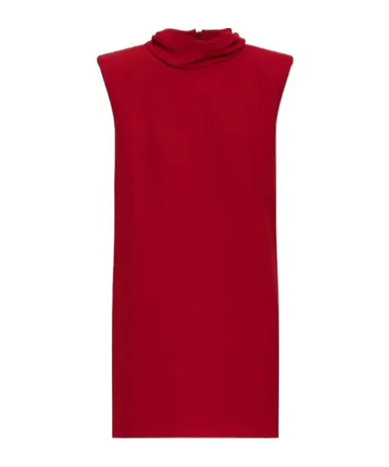 Valentino Garavani High-neck Sleeveless Dress - Red