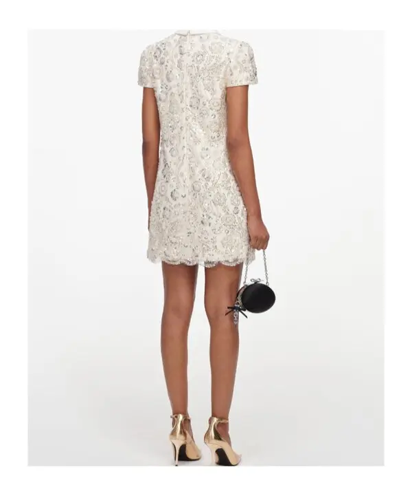 SELF-PORTRAIT Sequin Embellished Mini Dress