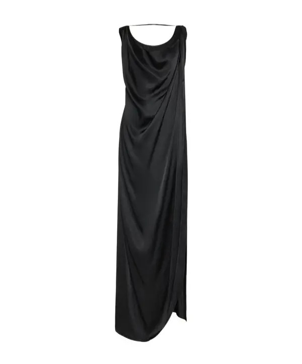 MAISON MARGIELA Draped Split Maxi Dress