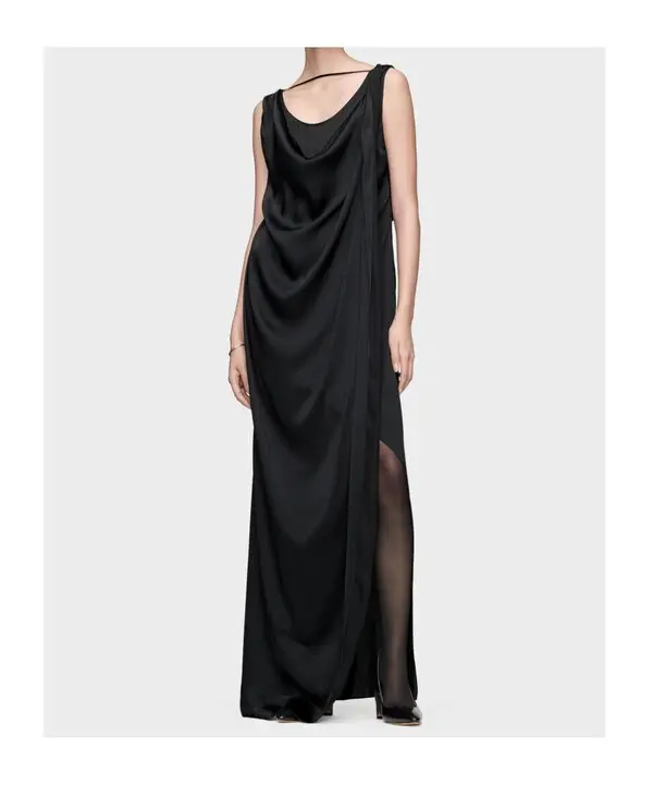 MAISON MARGIELA Draped Split Maxi Dress