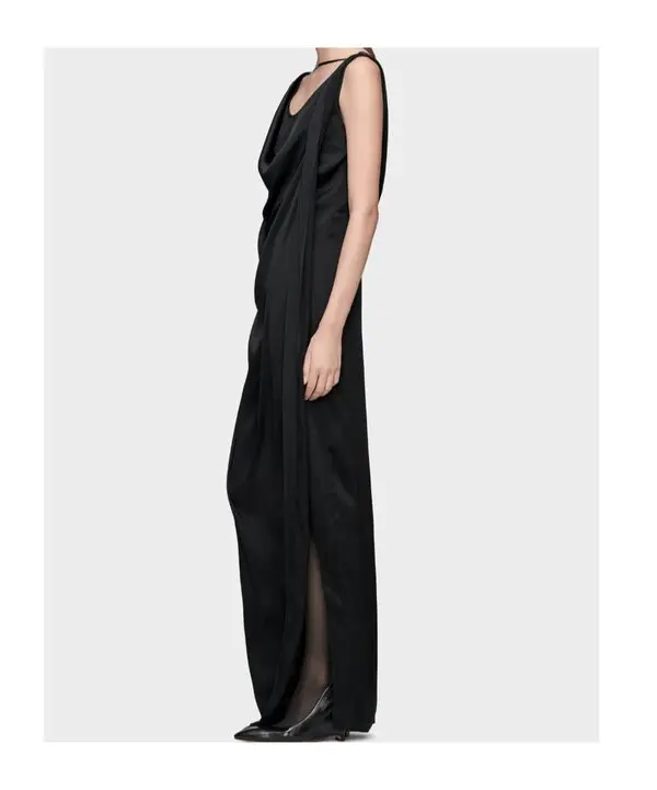 MAISON MARGIELA Draped Split Maxi Dress