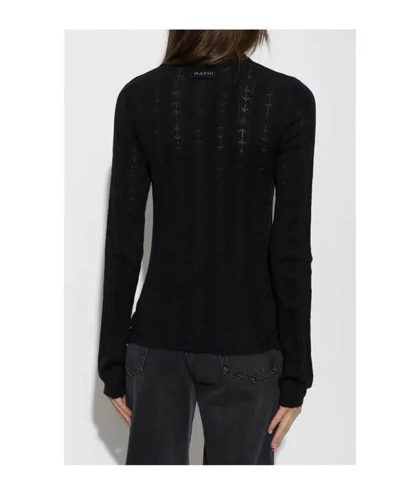 Marni Bow Knit Cardigan
