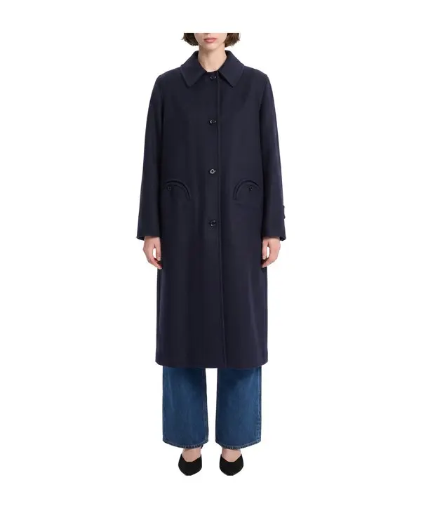 BLAZÉ MILANO Nitak Wool Trench Coat
