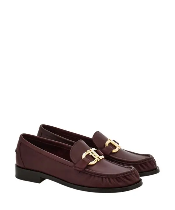FERRAGAMO Gancini Ornament Loafers
