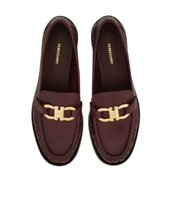 FERRAGAMO Gancini Ornament Loafers