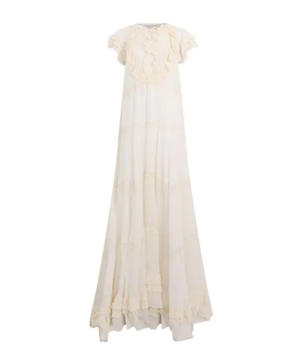 Philosophy Di Lorenzo Serafini Short-sleeved Dress - Ivory