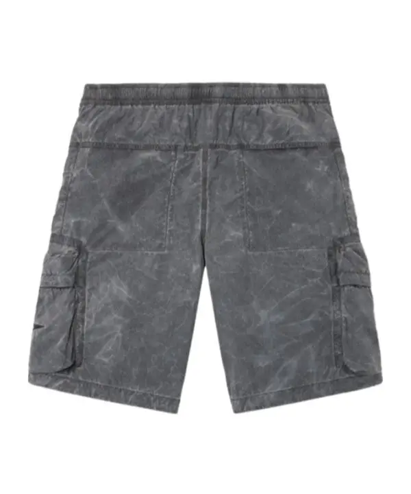 Stone Island Wide Leg Cargo Bermuda Shorts