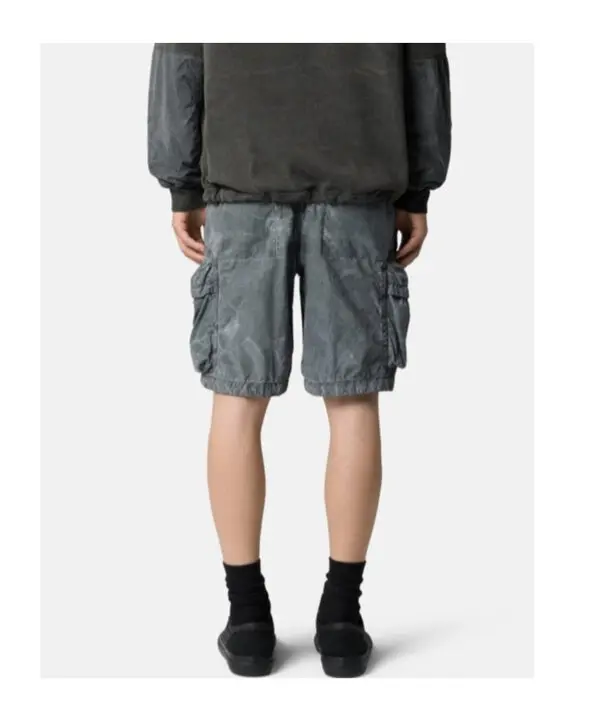 Stone Island Wide Leg Cargo Bermuda Shorts