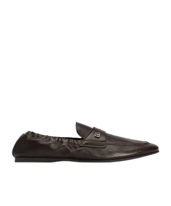 Dolce & Gabbana Logo Detail Slip-on Loafers