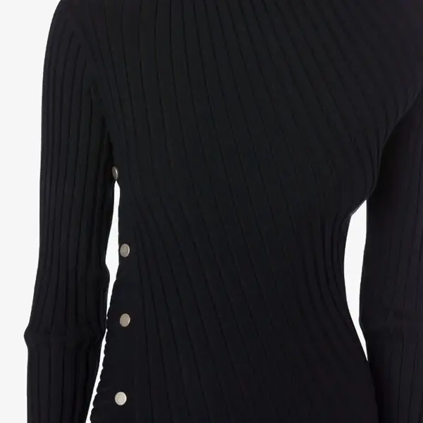 Philosophy Di Lorenzo Serafini Asymmetric Ribbed Wrap Mini Dress