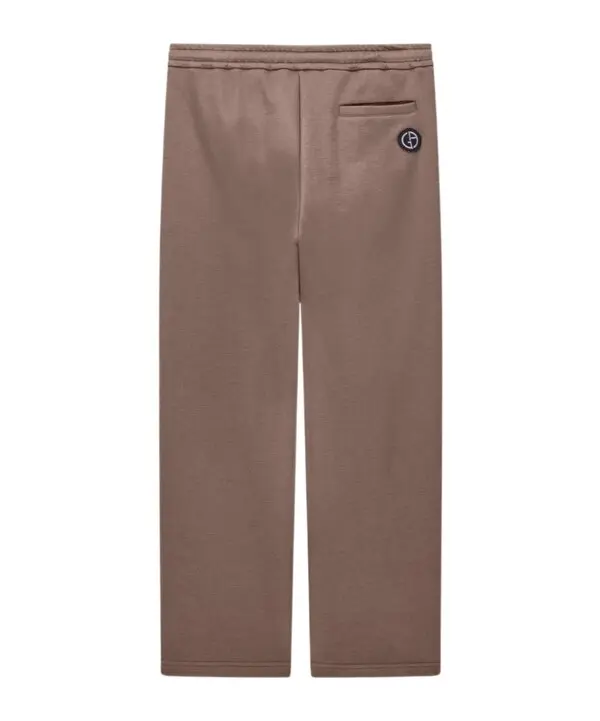 Giorgio Armani Drawstring Logo-patch Trousers