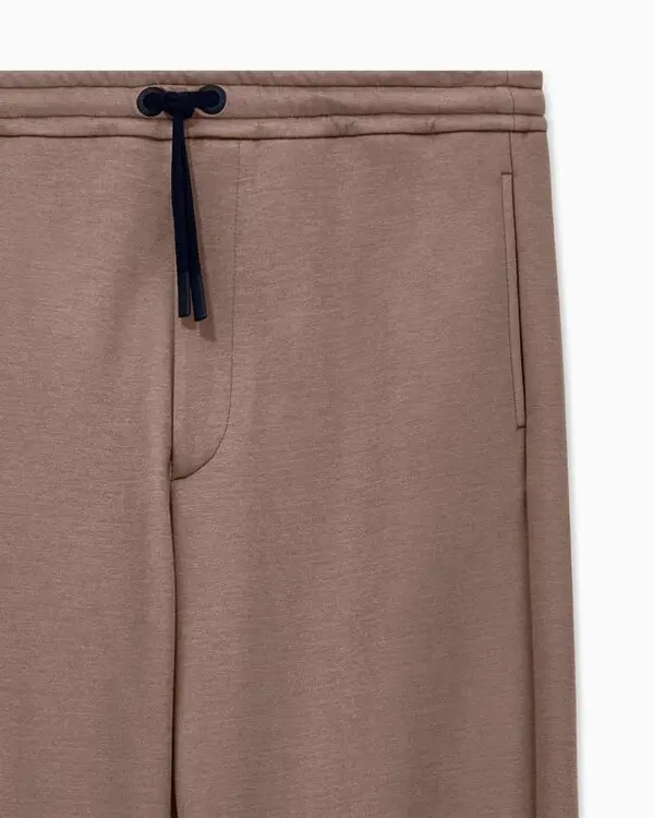 Giorgio Armani Drawstring Logo-patch Trousers