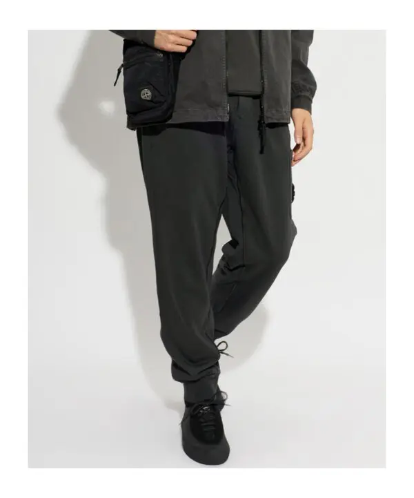 Stone Island Elastic-waist Athletic Pants