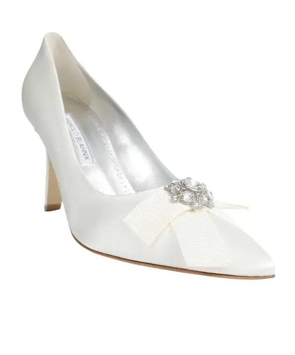 Manolo Blahnik Pointed-toe High-heeled Boots