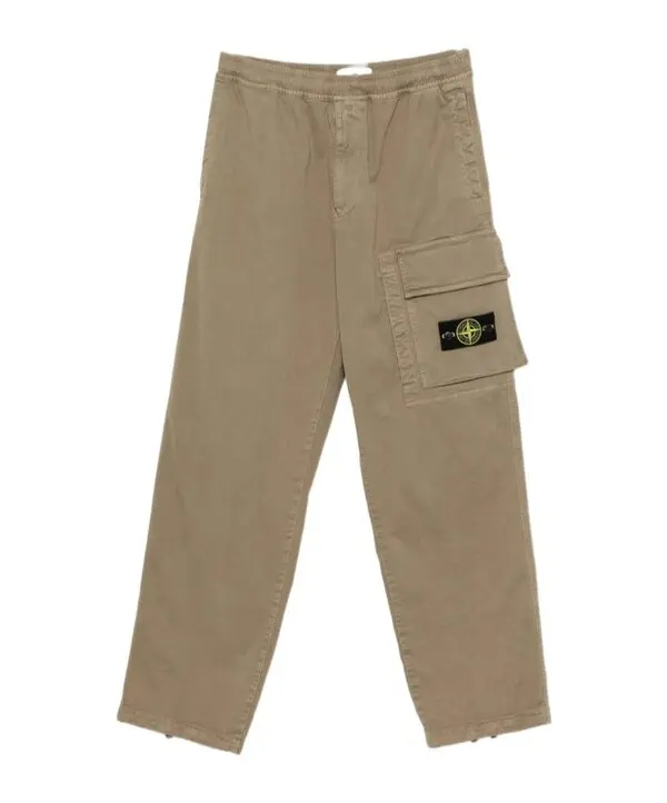 Stone Island Elastic-waist Casual Trousers - Brown