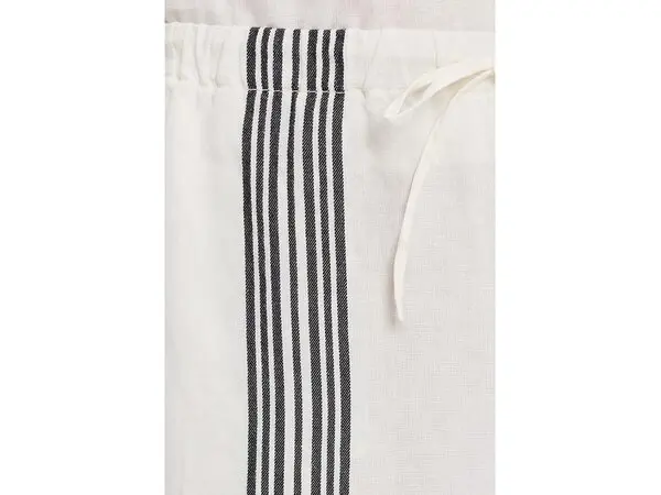 Madewell Linen Pull-on Bold Stripe Clothing Bold Placement Stripe Black