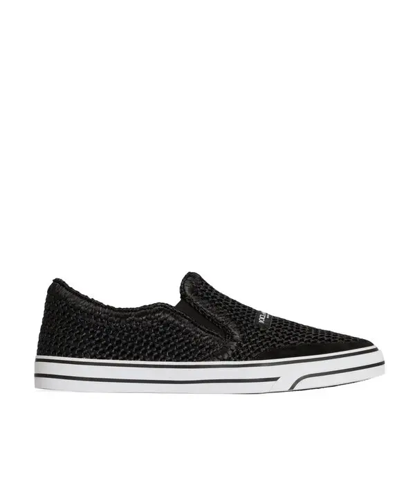 Dolce & Gabbana Dg Sailing Sneakers In Raffia