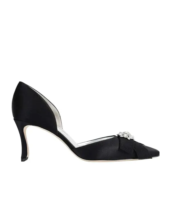Manolo Blahnik Pointed-toe High-heeled Boots
