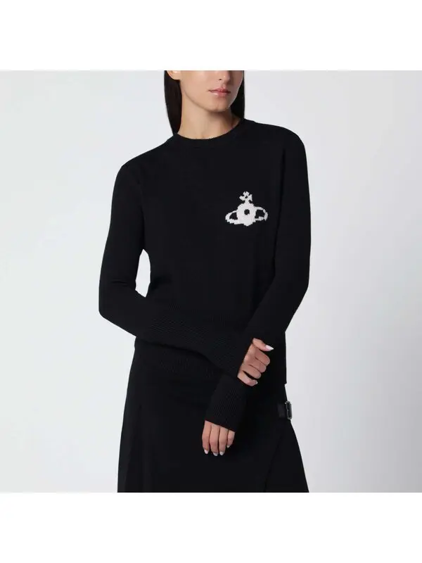 VIVIENNE WESTWOOD Orb Intarsia Wool Sweater