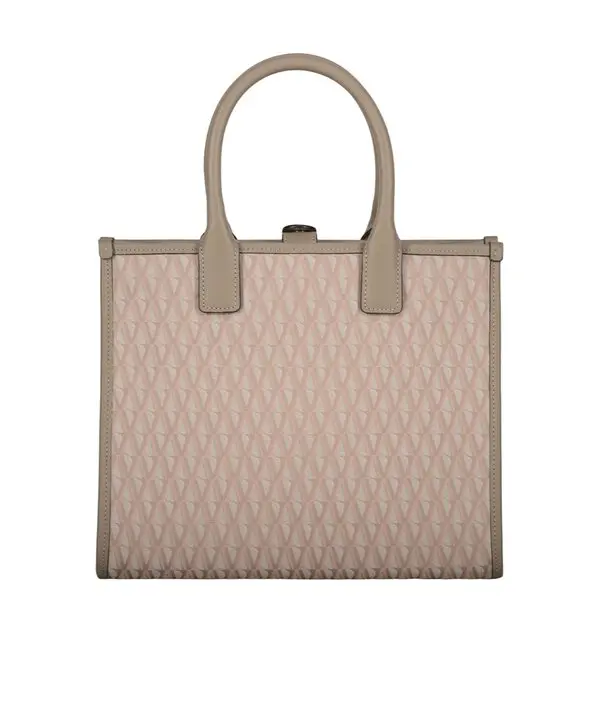 Versace V Allover La Medusa Small Tote Bag