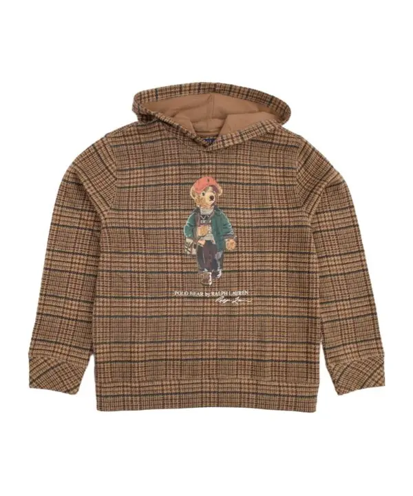 Polo Ralph Lauren Polo Bear Checked Hoodie