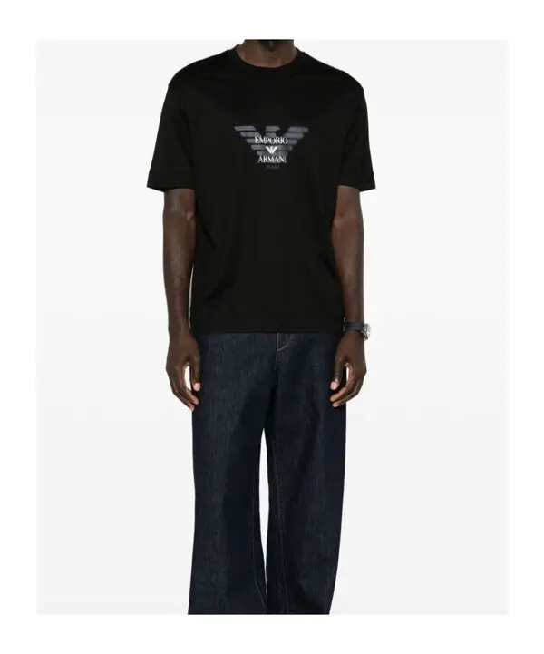 Emporio Armani Logo-printed Crewneck T-shirt
